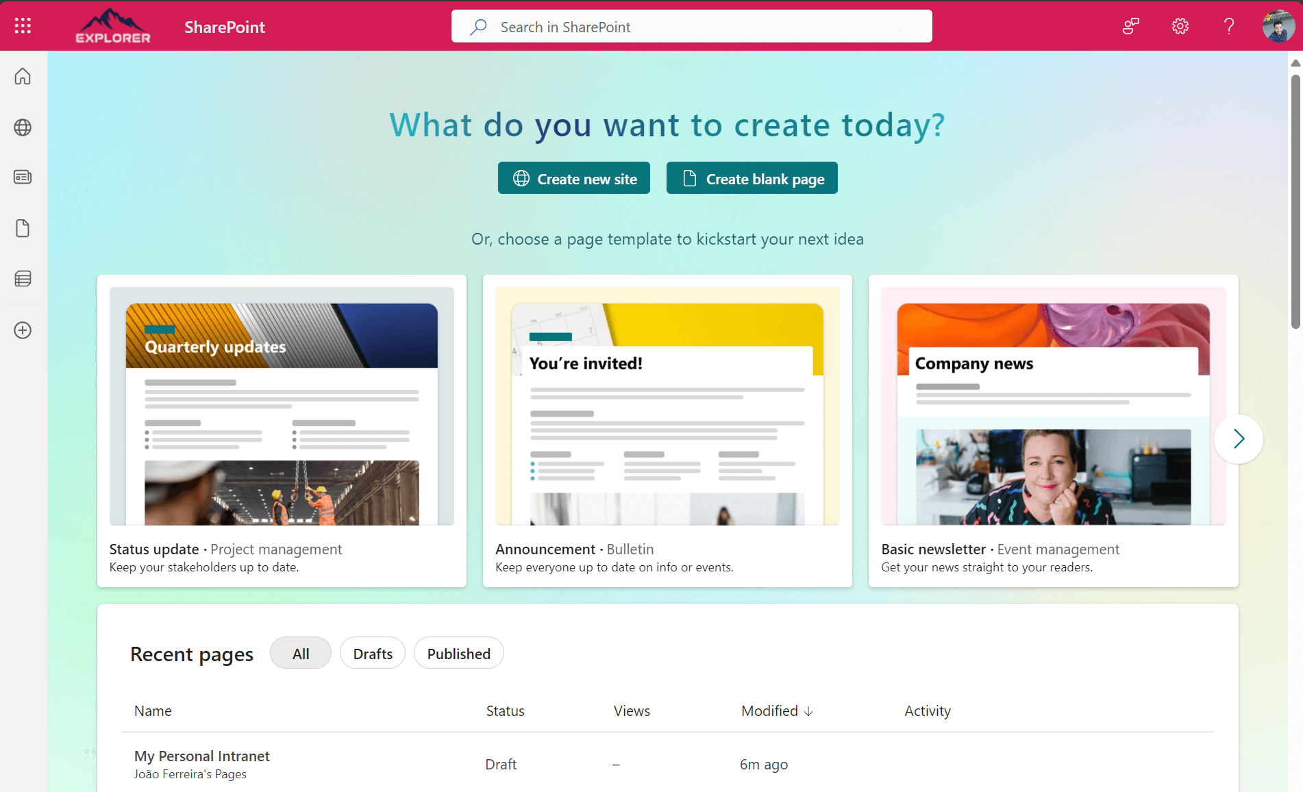 How To Create Your Own Personal SharePoint Intranet - HANDS ON SharePoint